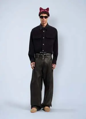 Palm Angels Classic Logo Corduroy Overshirt