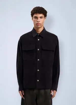 Palm Angels Classic Logo Corduroy Overshirt