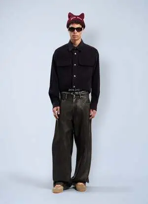 Palm Angels Classic Logo Corduroy Overshirt