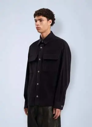 Palm Angels Classic Logo Corduroy Overshirt