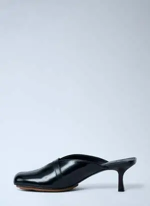 GANNI Sue Heeled Mules - Black