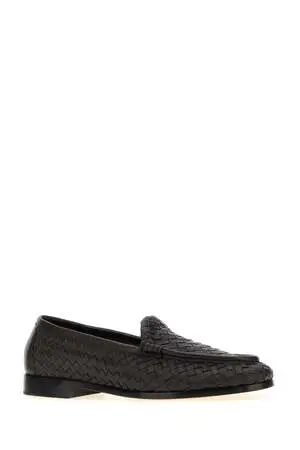 Bottega Veneta Dark Leather Charlotte Ballerinas - Brown