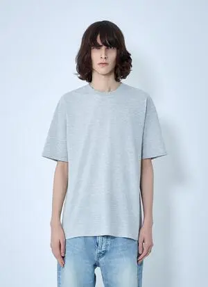 Saint Laurent Cassandre Oversize T-shirt - Gray