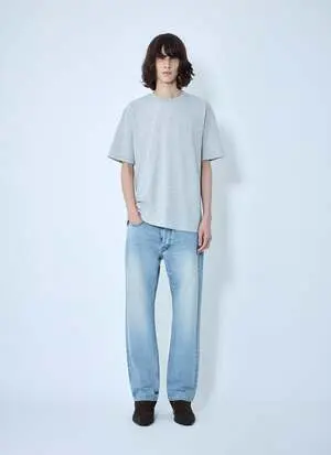 Saint Laurent Cassandre Oversize T-shirt - Gray
