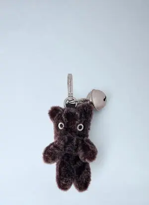 Acne Studios Teddy Bear Keychain - Brown
