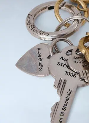 Acne Studios Engraved Keyring Set