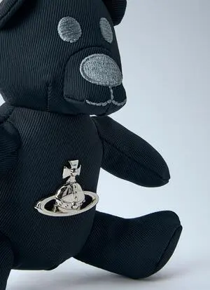 VIVIENNE WESTWOOD Bear Keychain With Logo Plaque