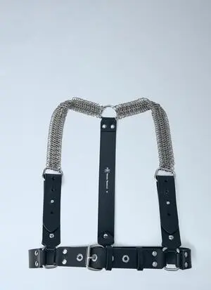 VIVIENNE WESTWOOD Chain-detail Leather Harness - Black