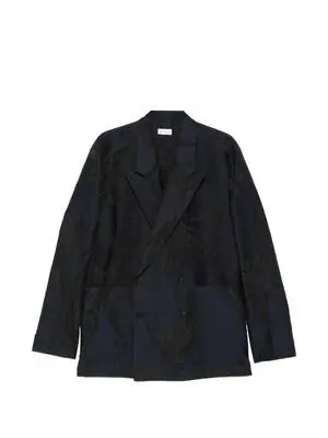 Dries Van Noten 01037-caplans Bis 3199 M.w. Shirt - Blue