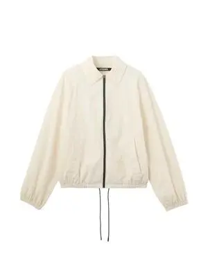 Jacquemus Jacquemus Men Zip-Up Windbreaker White