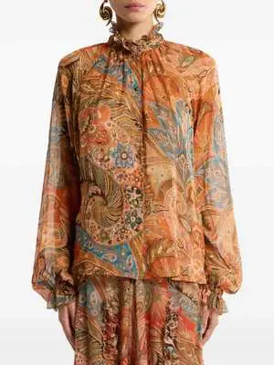 Etro Paisley Silk Shirt - Multicolor