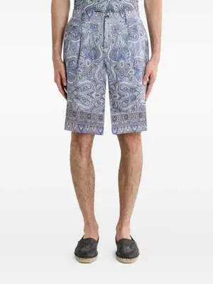 Etro Paisley Print Shorts