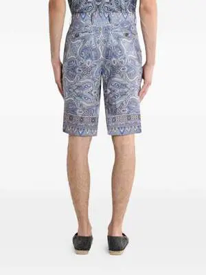 Etro Paisley Print Shorts