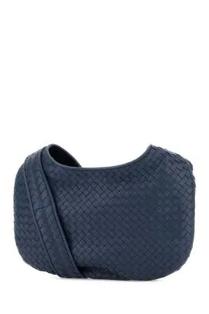 Bottega Veneta Air Force Nappa Leather Veneto Crossbody Bag - Blue
