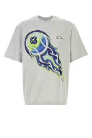 Casablanca Grey Cotton Oversize T-shirt - Gray