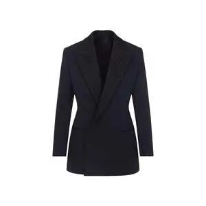 Bottega Veneta Intrecciato Collar Tuxedo Jacket - Blue