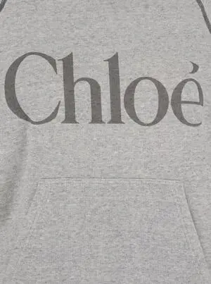 Chloé Cotton Blend Logo Sweatshirt - Multicolor