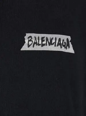Balenciaga Cotton Half-zip Sweatshirt - Multicolor
