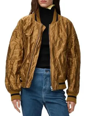 Loewe Technical Fabric Bomber Jacket