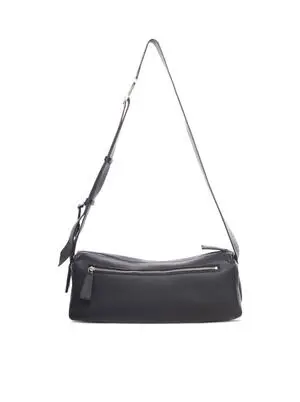 Max Mara Hammered Leather Shoulder Bag