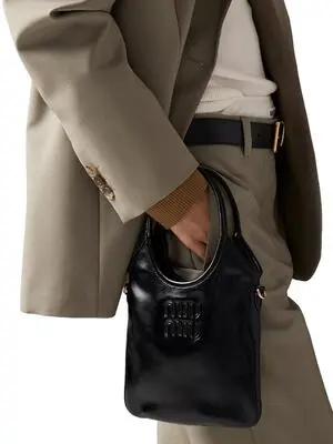 Miu Miu Ivy Leather Handbag