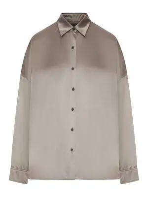 Dries Van Noten Satin-effect Silk Shirt - Multicolor