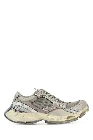 Balenciaga Synthetic Leather And Mesh Stapler Sneakers - Multicolor