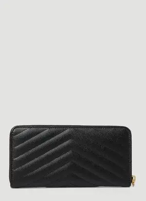 Saint Laurent Cassandre Matelassé Wallet