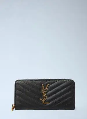 Saint Laurent Cassandre Matelassé Wallet
