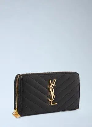 Saint Laurent Cassandre Matelassé Wallet
