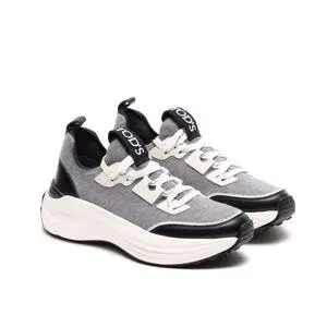 TOD'S Fabric And Leather Sneakers - Multicolor