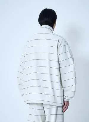 Balenciaga Striped Track Jacket - White