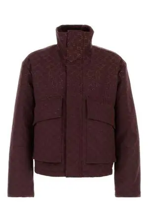 Gucci Gg Fabric Padded Jacket - Red