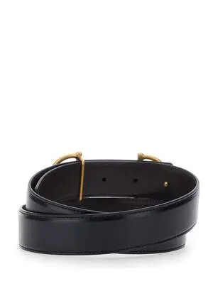 Gucci Reversible Leather Belt - Black