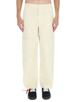 Off-White Cargo Pants - Cream
