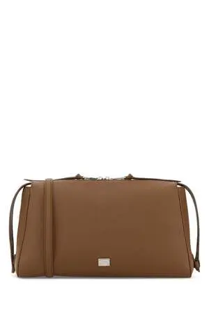 Dolce & Gabbana Camel Leather Vittoria Handbag - Brown