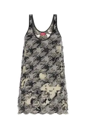 DIESEL® Cotton Blend Mini Dress - Multicolor