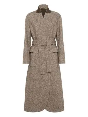 Brunello Cucinelli Belted Coat - Brown