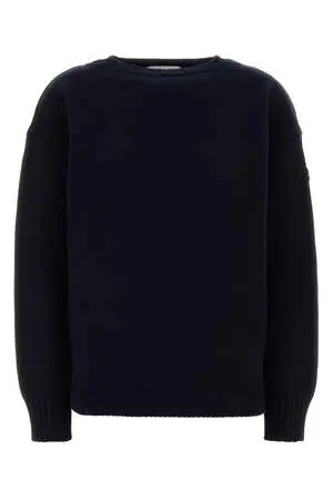 Chloé Dark Wool Blend Sweater - Blue