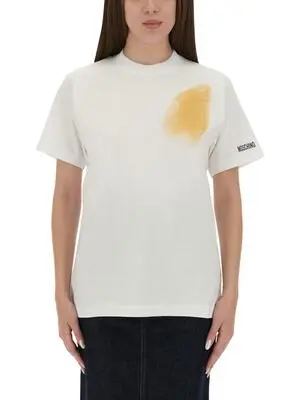 Moschino T-shirt Too Much Irony - White