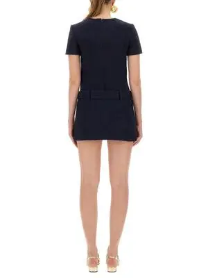 SELF-PORTRAIT Mini Boucle Dress