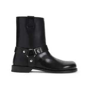Loewe Campo Biker Shearling Boots