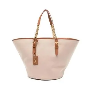 Saint Laurent Neutrals Tote Bags - Cream