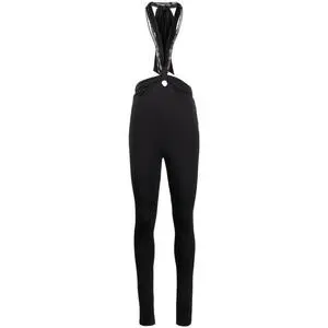 Attico Halterneck High-waisted Skinny Trousers