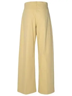 Sportmax Gebe' Beige Cotton Pants