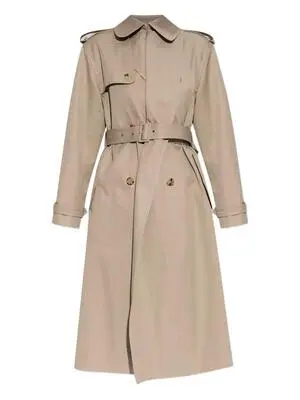 Alexander McQueen Double-breasted Trench Coat - Multicolor