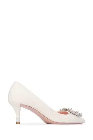 ROGER VIVIER Wool And Vernis Luxor Pumps