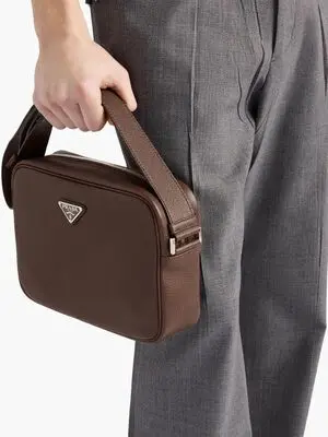 Prada Grained Leather Shoulder Bag