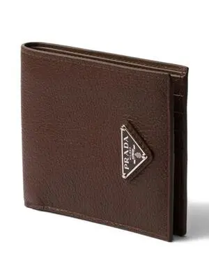 Prada Grained Leather Bi-fold Wallet