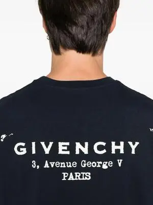 Givenchy Cotton T-shirt With Stamp Print